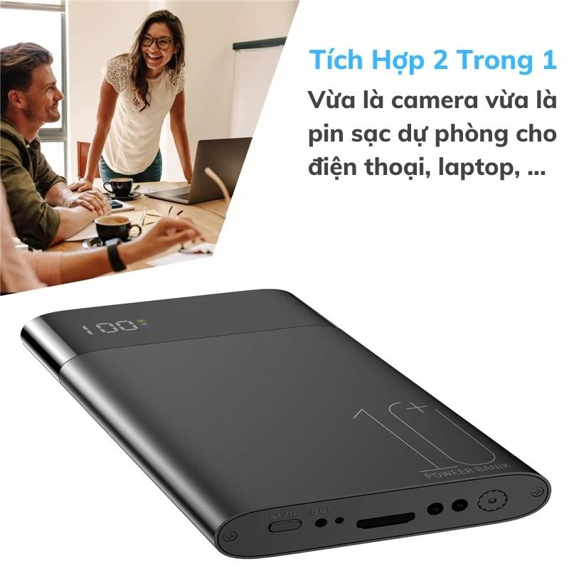 Camera ngụy trang sạc dự phòng H20 pro - Tcamera